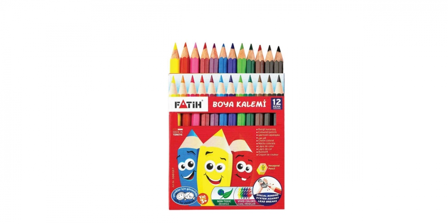 Color Pencil, Mini, FATIH, 12 colors