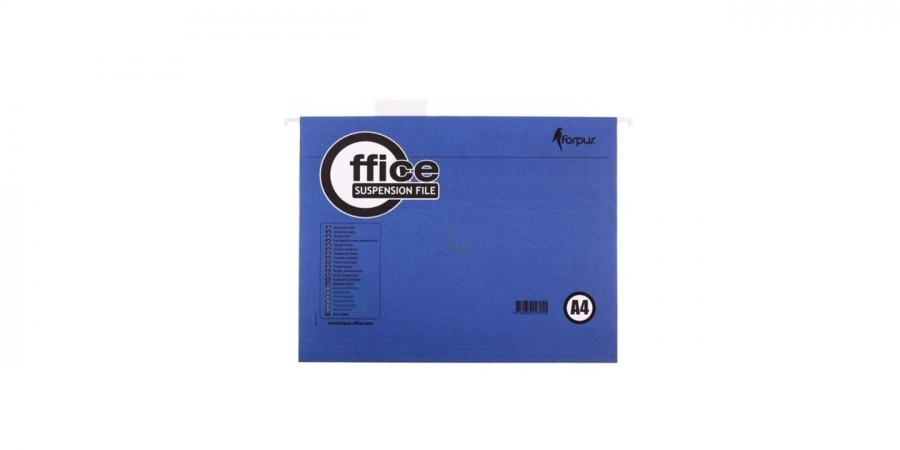 Hanging file A4, cardboard, blue, Forpus